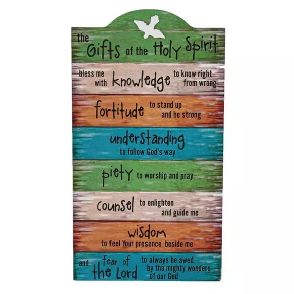 Accents | The Gifts Of The Holy Spirit Wall Plaque | Poshmark